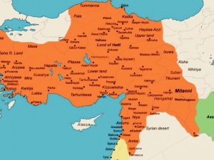 Hittite map | Mark Baker | Travel Writer in Prague